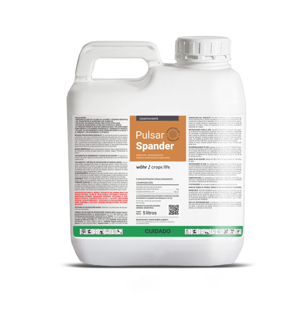 PULSAR SPANDER - Wohr Quimica