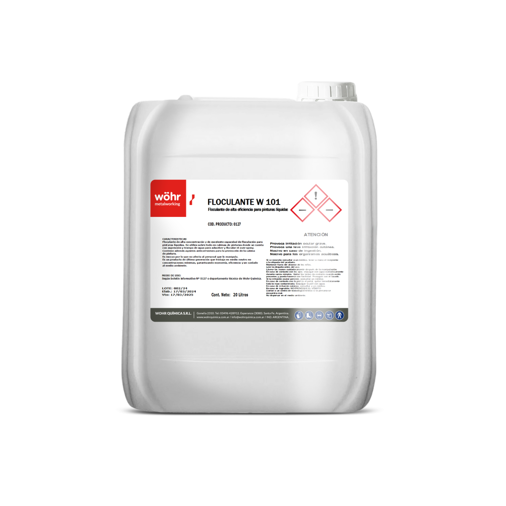 FLOCULANTE W 101 - Wohr Quimica
